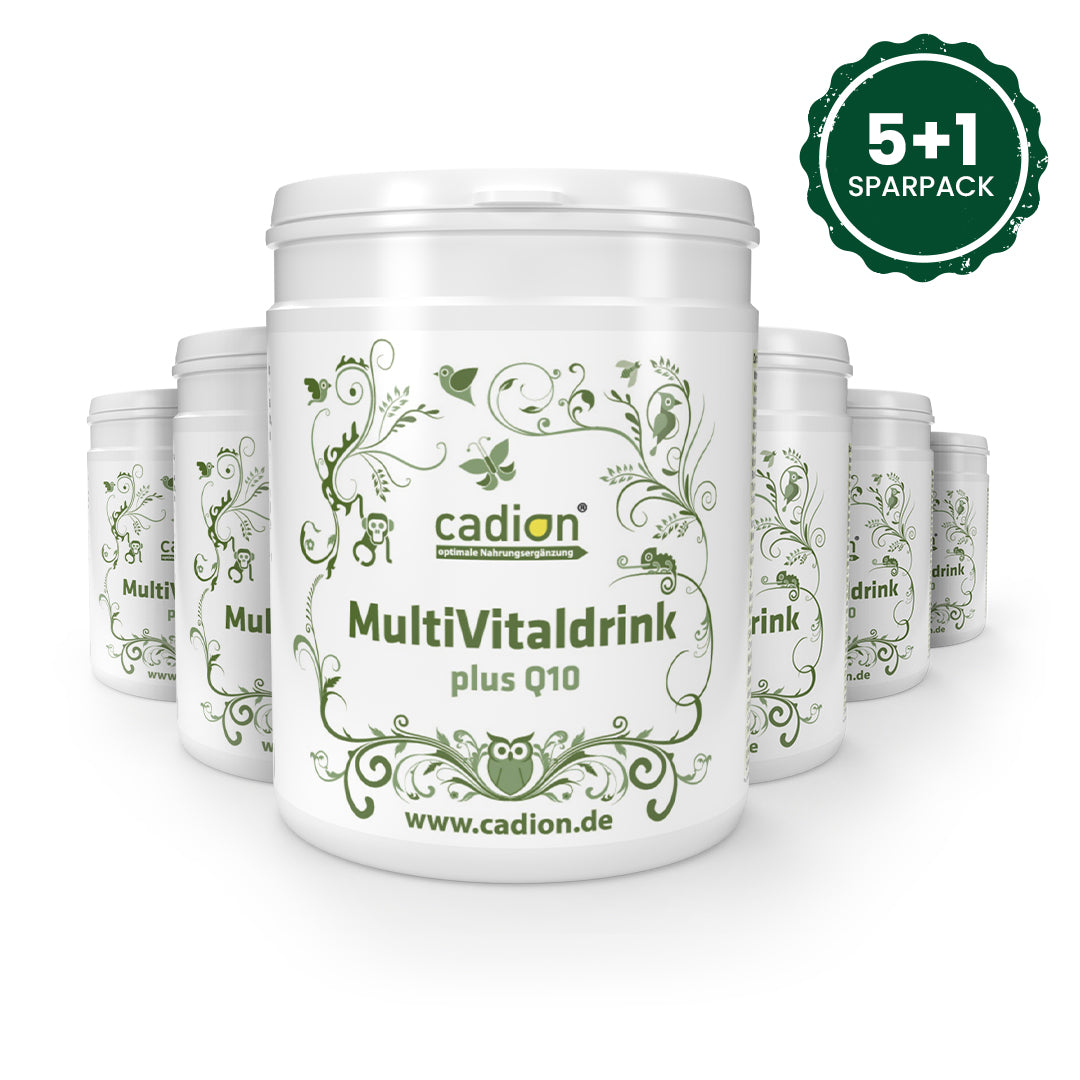 Multi Vitaldrink plus Q10 5+1 Sparpack – Cadion