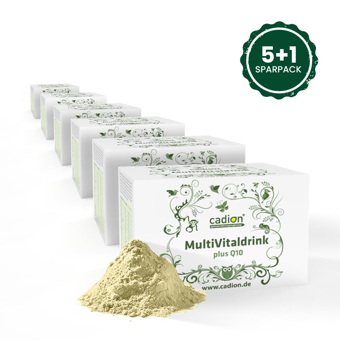 Multivitaldrink plus Q10 Beutel 5+1 Sparpack – Cadion