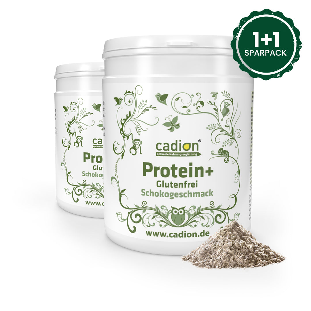 Protein+ Eiweiß Schoko (750g) 1 + 1 Sparpack – Cadion