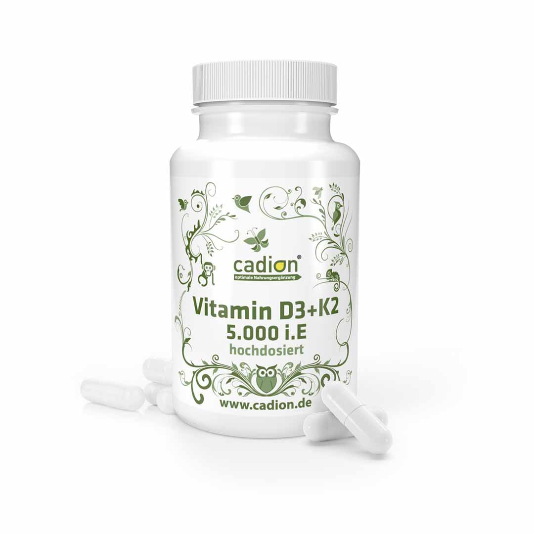 Vitamin D3 + K2 (5.000 i.E.) – Cadion